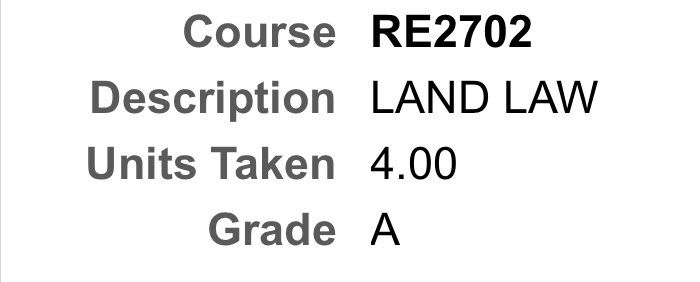 RE2702 LAND LAW NOTES NUS, Hobbies & Toys, Books & Magazines ...