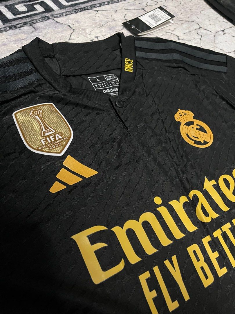 REAL MADRID THIRD + UCL PATCH, Men's Fashion, Activewear on Carousell
