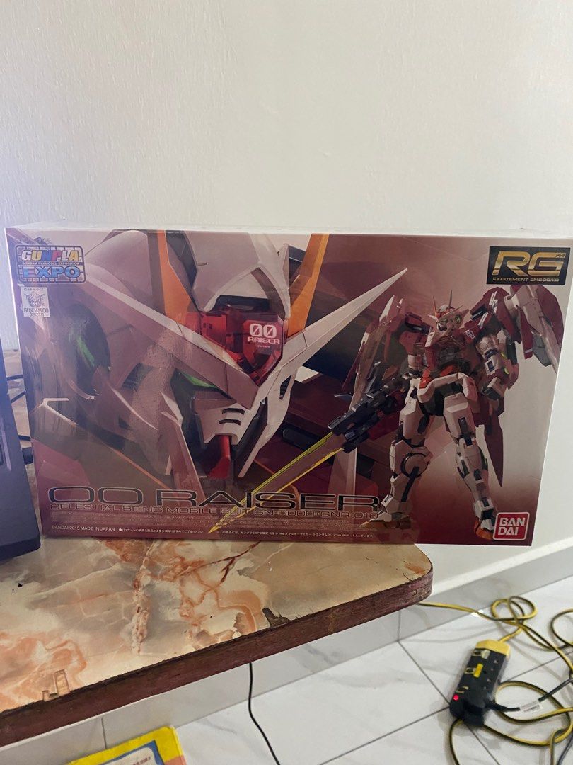 RG 00 RAISER GUNDAM GUNPLA EXPO, Hobbies & Toys, Toys & Games on Carousell