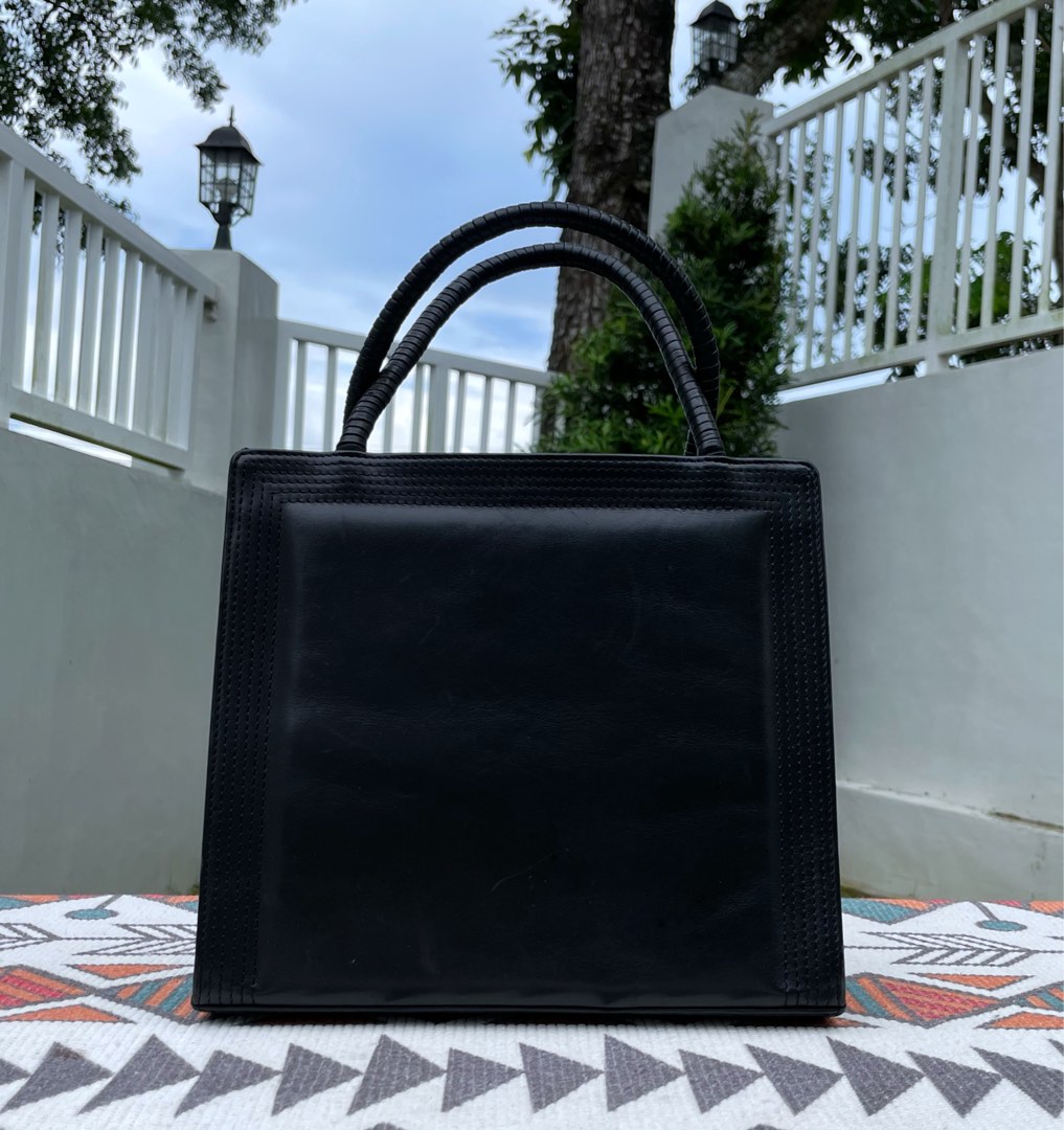 Rocco Leather structured bag, Women's Fashion, Bags & Wallets, Shoulder ...