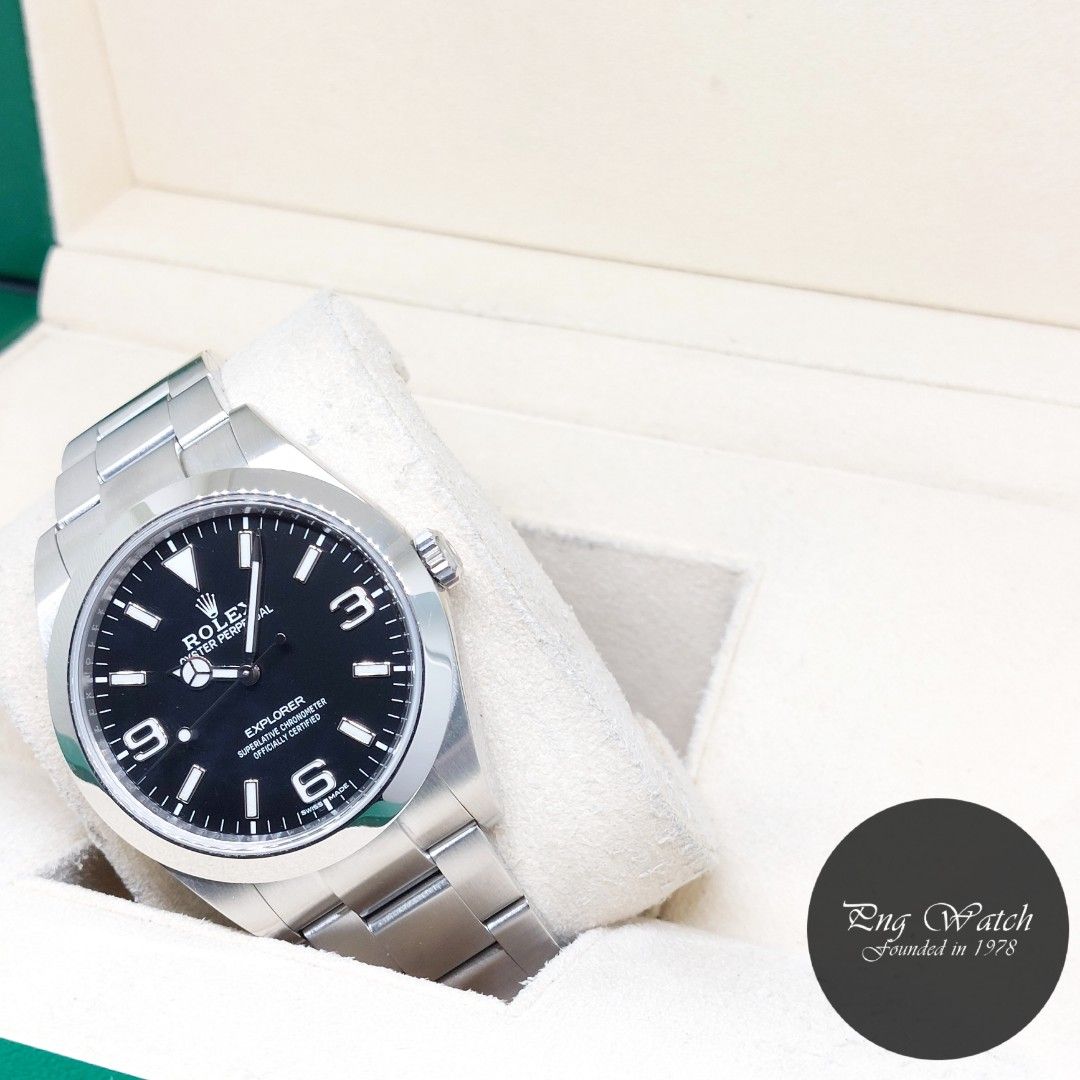 Rolex 39mm Oyster Perpetual MK2 Black Explorer REF: 214270 (2018 ...