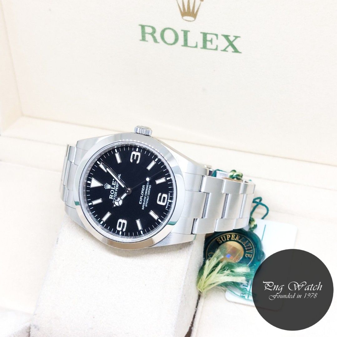Rolex 39mm Oyster Perpetual MK2 Black Explorer REF: 214270 (2018 ...
