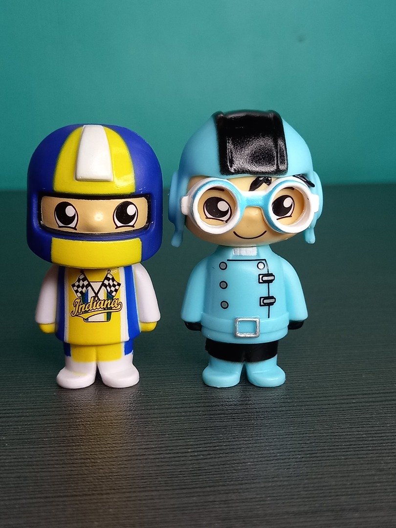 Ryan's World Indiana Racer and Blue Pilot Aviator Figure 2" Set of 2 ...