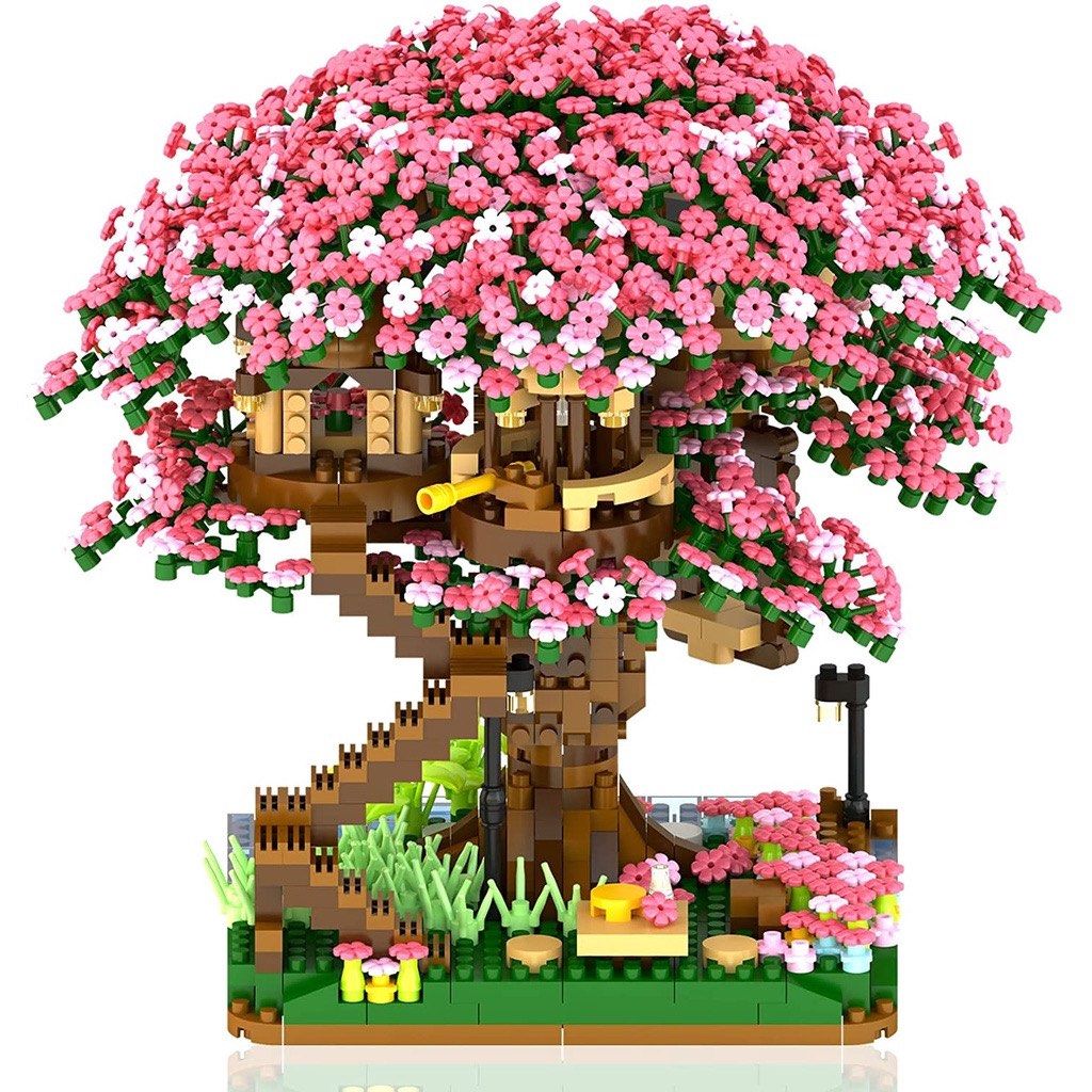Sakura Treehouse Nanoblocks, Hobbies & Toys, Stationery & Craft, Other ...