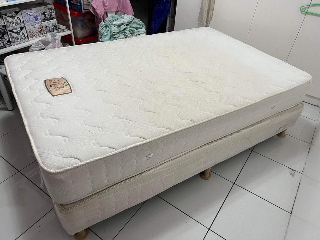 Salem Ditta Bed (mattress with bedbox) 48x75 inches semi double 10k ...