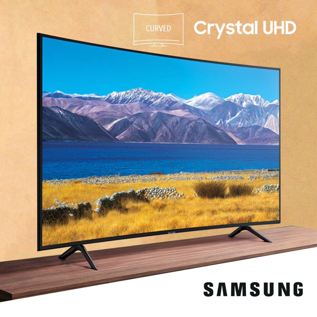 Samsung 55" Crystal UHD Curved TU8300 Smart TV, TV & Home Appliances ...