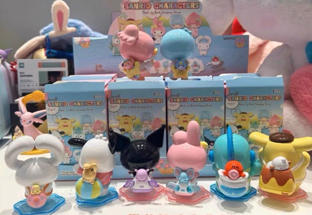 SANRIO CHARACTERS back to back camping series / FULL SET / SINGLE BLIND ...