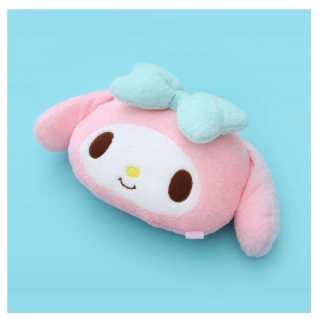 Sanrio Flat Fur Face Cushion, Hobbies & Toys, Toys & Games on Carousell