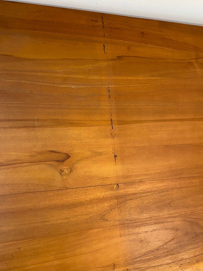 Scanteak Solid Teak Wood Writing Table Study Table, Furniture & Home ...