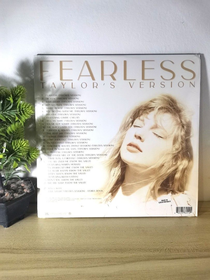 Sealed Taylor Swift Fearless Tv Taylor S Version Colored Gold Vinyl