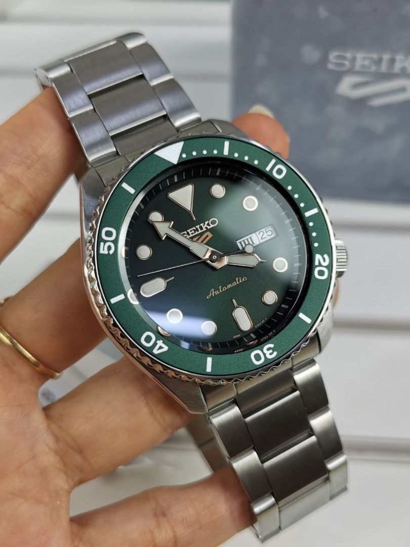 Seiko 5 Green SRPD63 - Original, with warranty and proof of ...