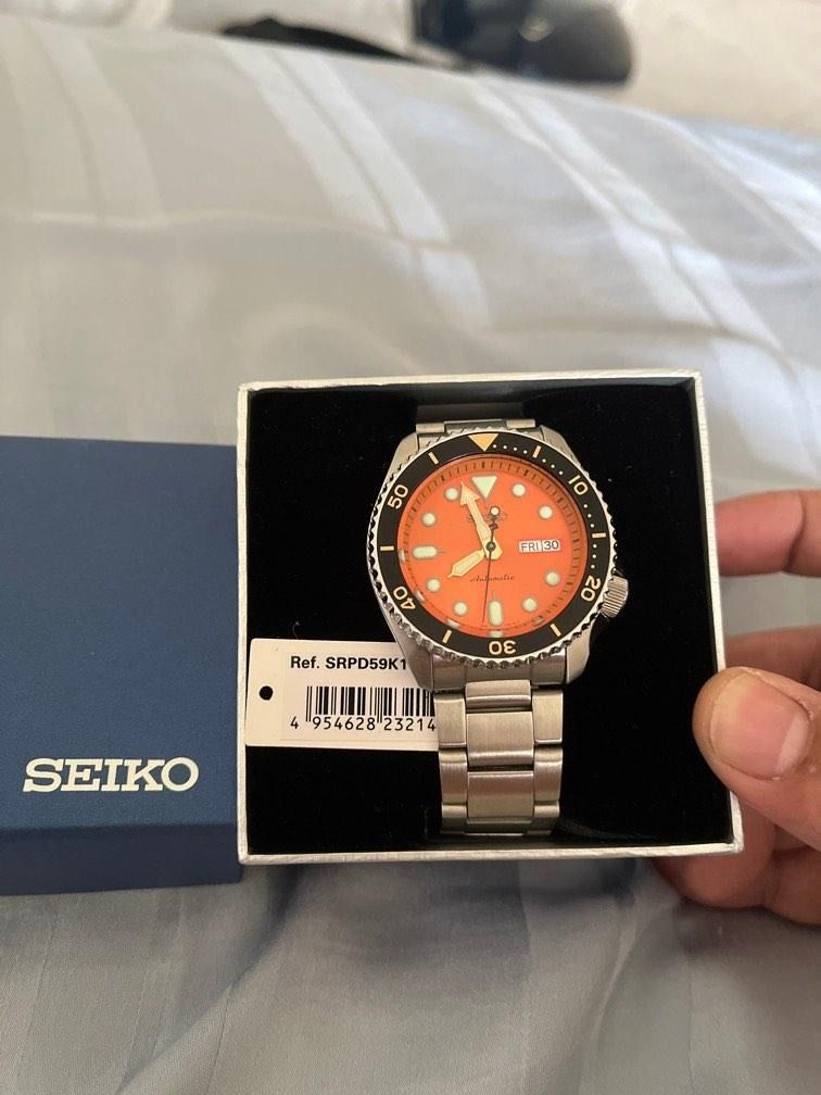 Seiko 5 Orange SRPD59K1 - Original, with warranty and proof of ...