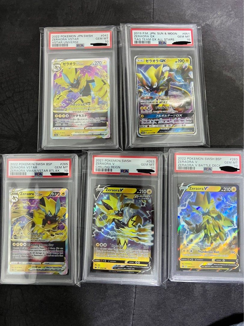 Set of Zeraora Psa 10 PTCG, Hobbies & Toys, Collectibles & Memorabilia ...