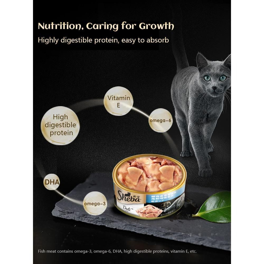 [SG SELLER] [Bundle of 24cans] Sheba Cat Canned Wet Food Premium Cat ...