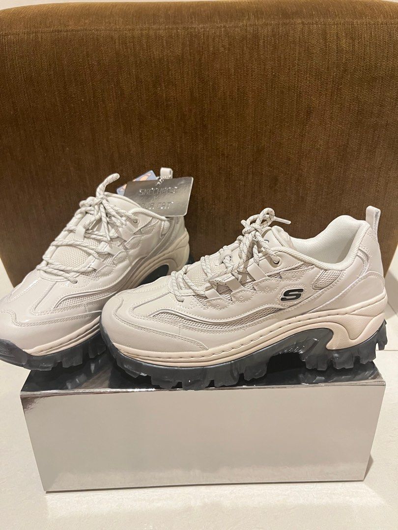 Skechers x Doja Cat Women Shoes Off White, Fesyen Wanita, Sepatu di ...