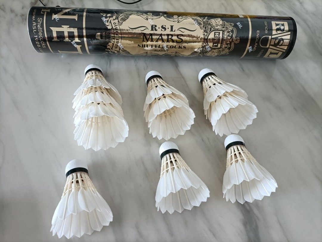 Slightly used RSL Mars Shuttlecocks $15, Sports Equipment, Sports ...