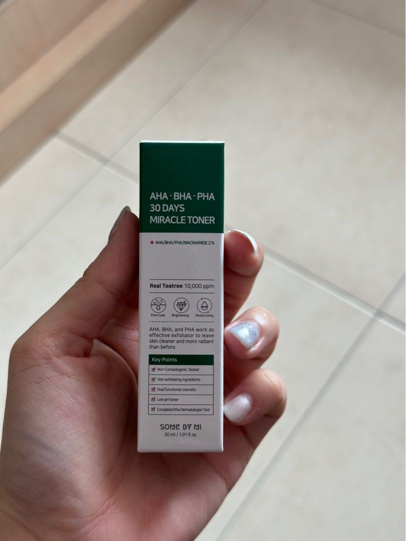somebymi 30 days miracle toner aha bha pha, Beauty & Personal Care ...