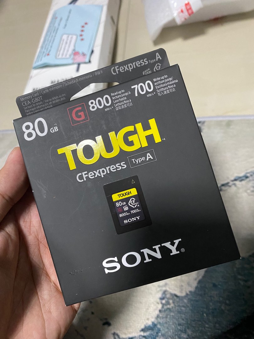 Sony 80GB TOUGH CFexpress type A Memory Card for A7M4 A7S3 A1 FX3 FX6 ...
