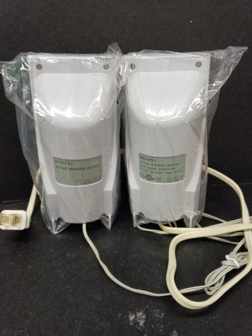 Sony Active Speaker System 1-825-355-12 For Desktop Computer VAIO- 110V ...
