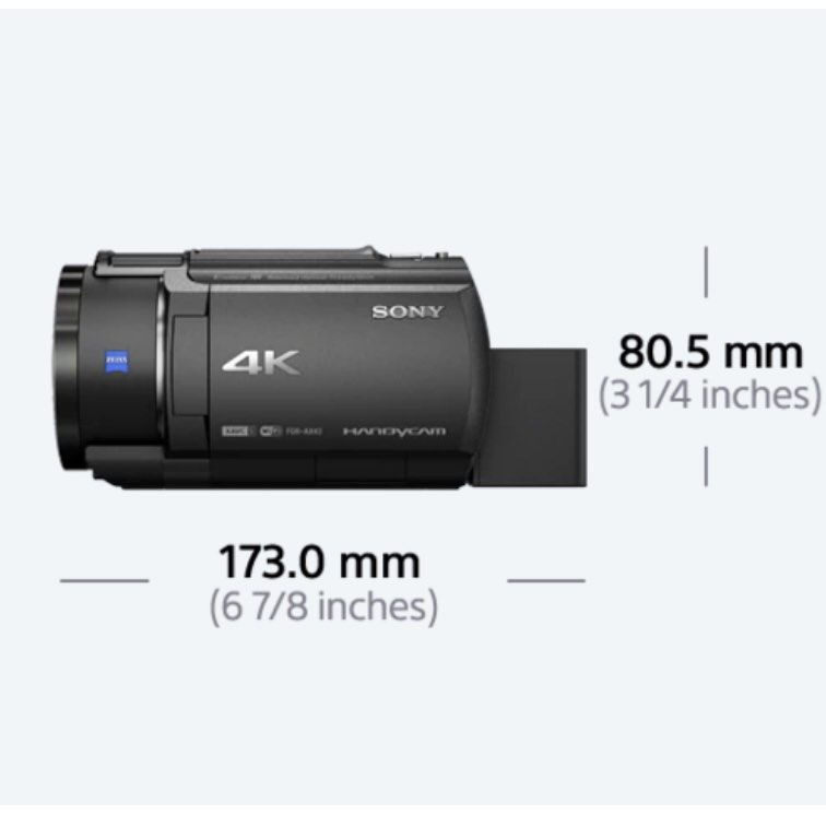 Sony AX43 4K Handycam with Exmor R CMOS Sensor, Photography, Video ...