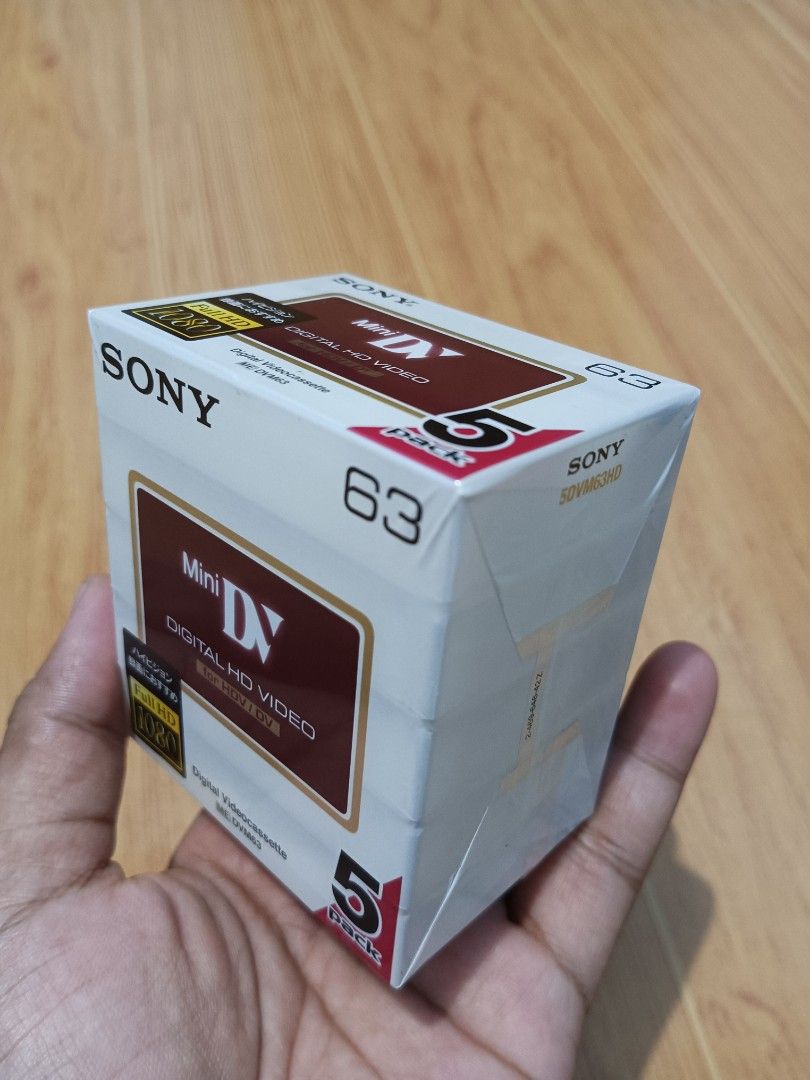 Sony Japan Full HD Mini DV cassette 5Packs 5DVM63HD Camcorder Tapes DVC ...