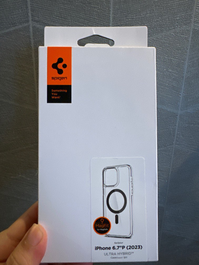 Spigen Ultra Hybrid Mag Fit Iphone 15 Pro Max (Graphite), Mobile Phones ...