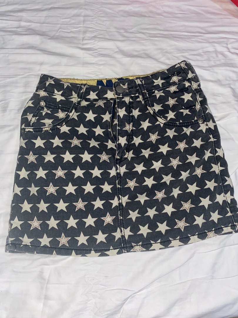 STAR PUNK MINI SKIRT, Women's Fashion, Bottoms, Skirts on Carousell