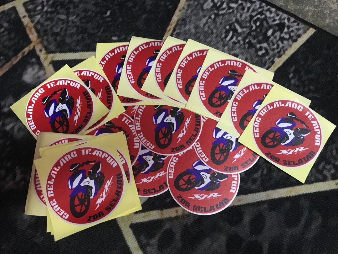 sticker gbt, Motorcycles, Motorcycle Accessories on Carousell