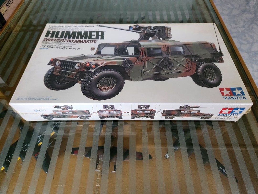 TAMIYA 1/35 : HUMMER With M242 BUSHMASTER (MADE IN JAPAN), Hobbies ...