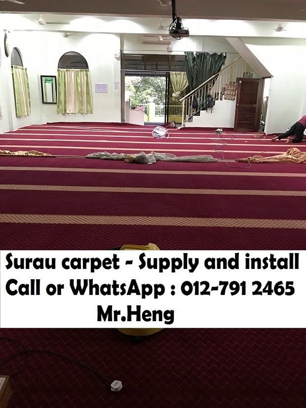 Tanjung Bungah Surau Carpet CALL Mr.Heng 012-791 2465 Penang Masjid ...