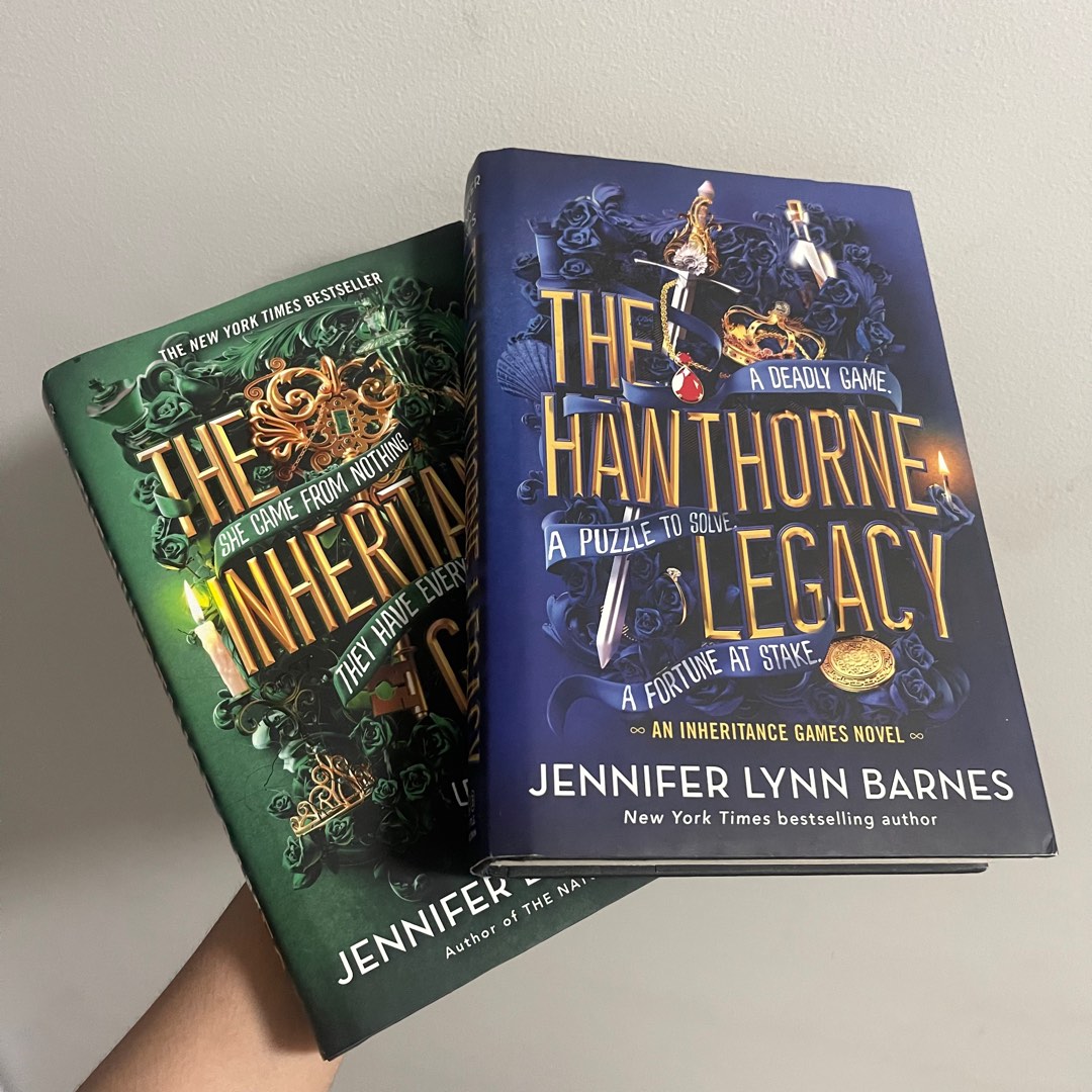 The Inheritance Games & The Hawthorne Legacy HARDBOUND, Hobbies & Toys ...