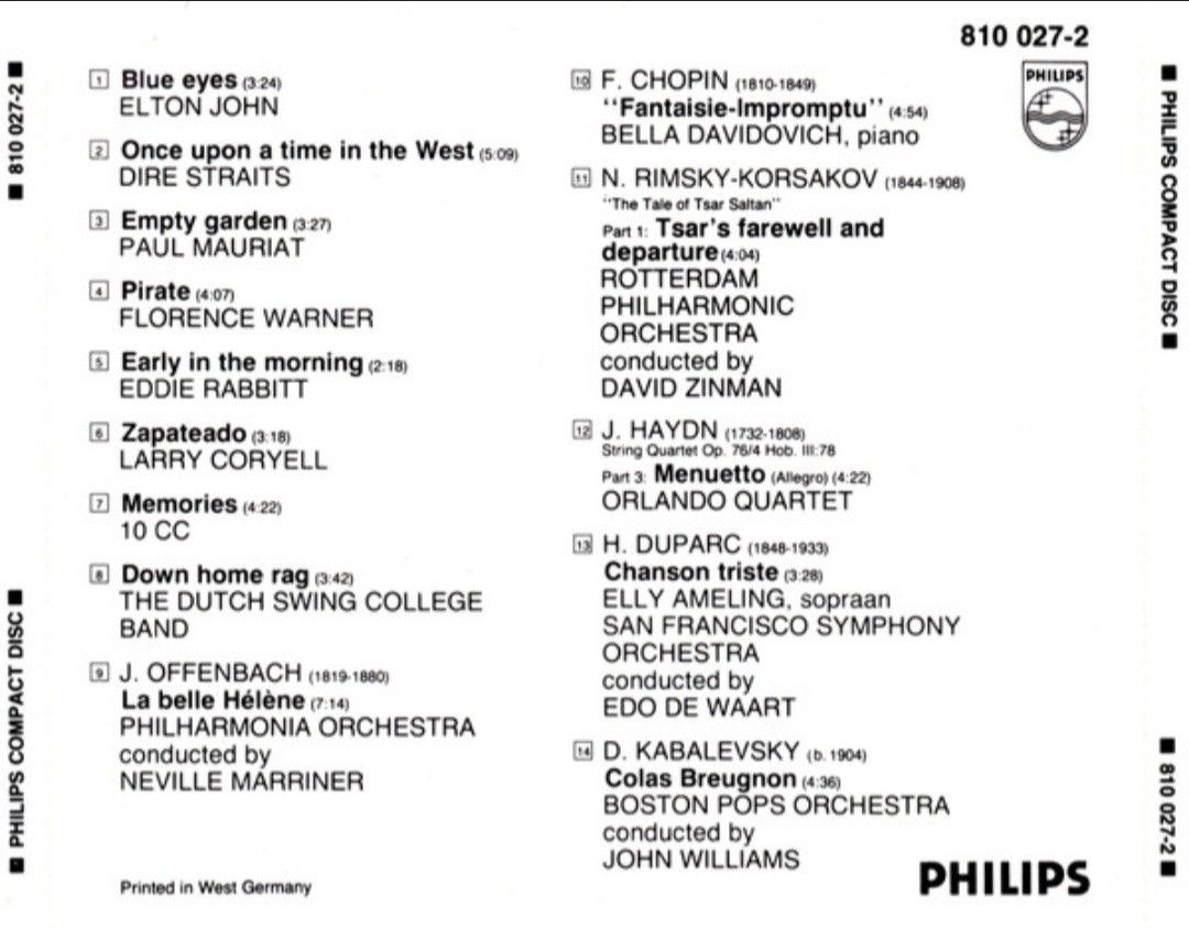 The Pure, Perfect Sound of Philips Compact Disc - Various Artists ...