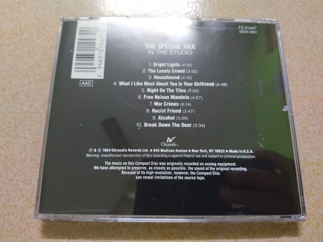 The Special AKA - In the studio, Hobbies & Toys, Music & Media, CDs ...