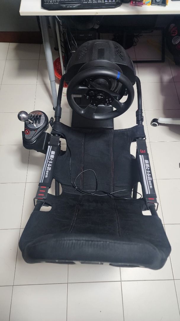 Thrustmaster T300 RS GT with Playseat Challenge + TH8A Shifter and Mount, Video Gaming, Gaming ...