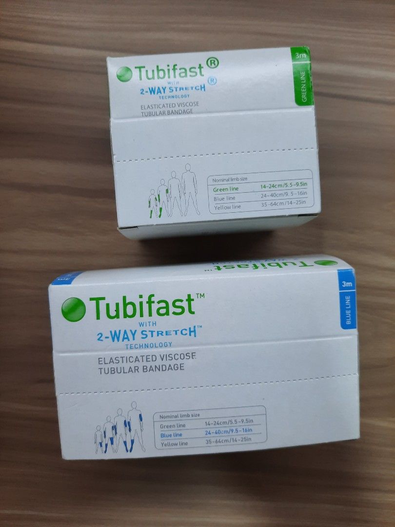 Tubifast elasticated viscose tubular bandage and gloves, Health ...