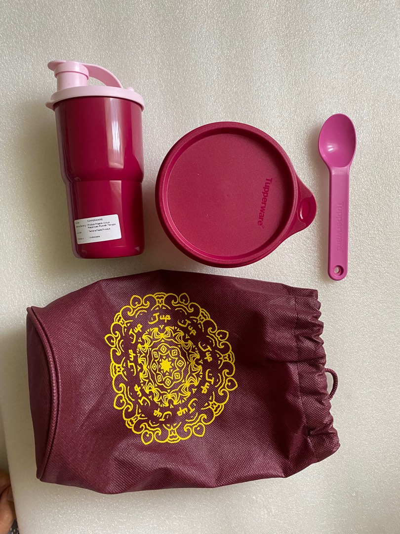 Tupperware ramadhan set maroon baru - tempat makan minum NETT JANGAN DI ...