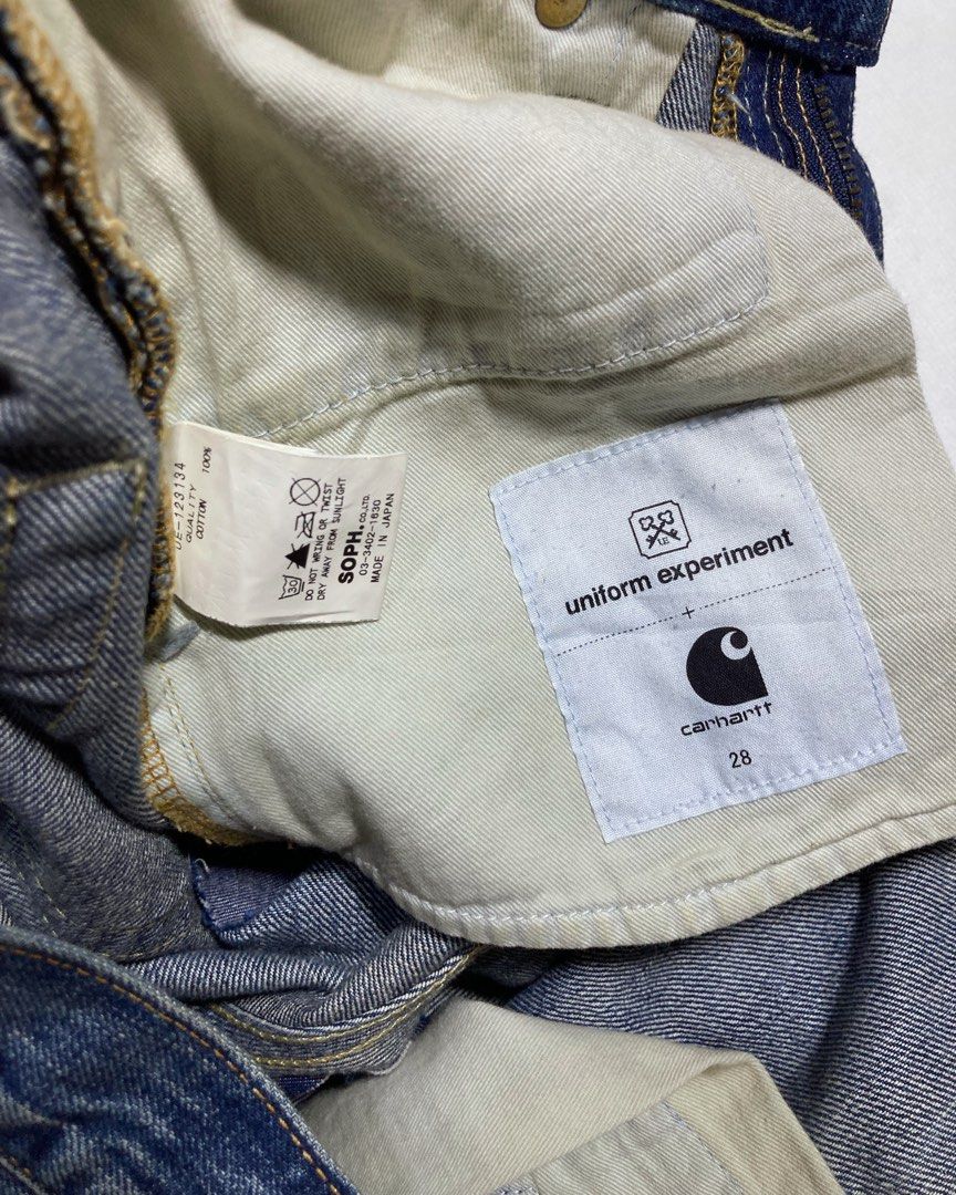 Uniform experiment x Carhartt Painted Hard Damage Klondike Pants ...