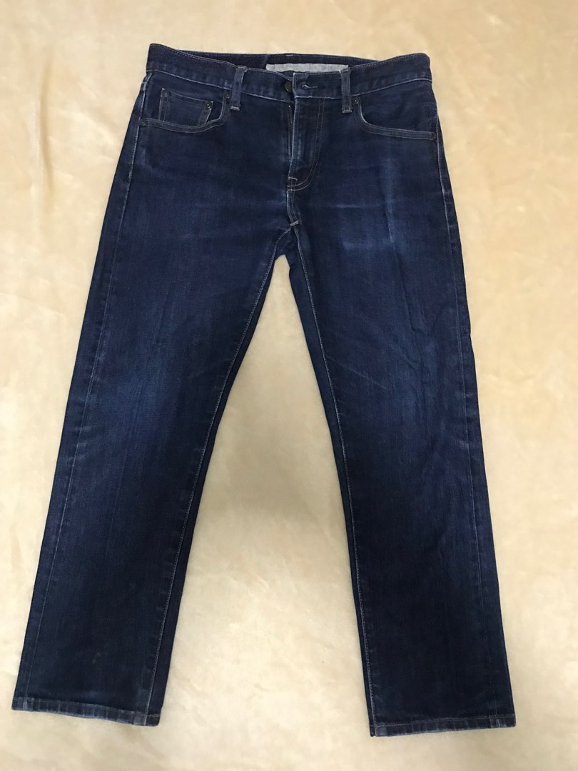 Uniqlo denim pants, Men's Fashion, Bottoms, Jeans on Carousell