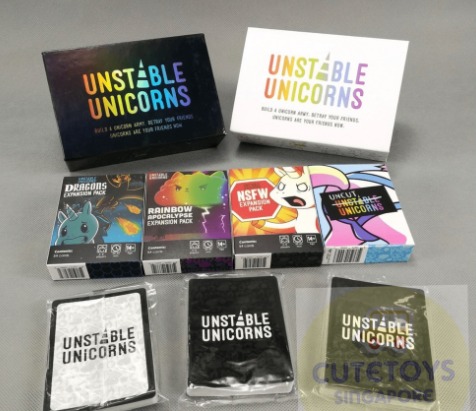 Unstable Unicorns Card Game and Expansion Pack, Parent-child Friendly ...