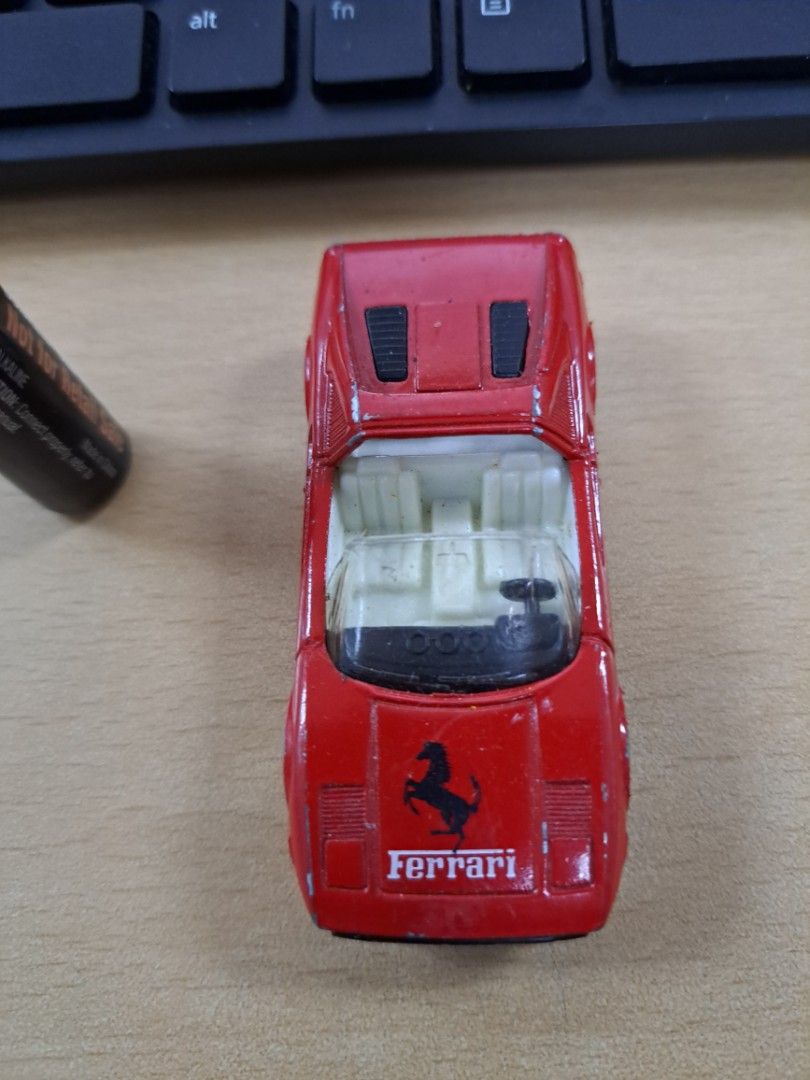 Vintage Corgi Ferrari 308 GTS Red Die Cast Toy Car Vehicle Made in Gt ...