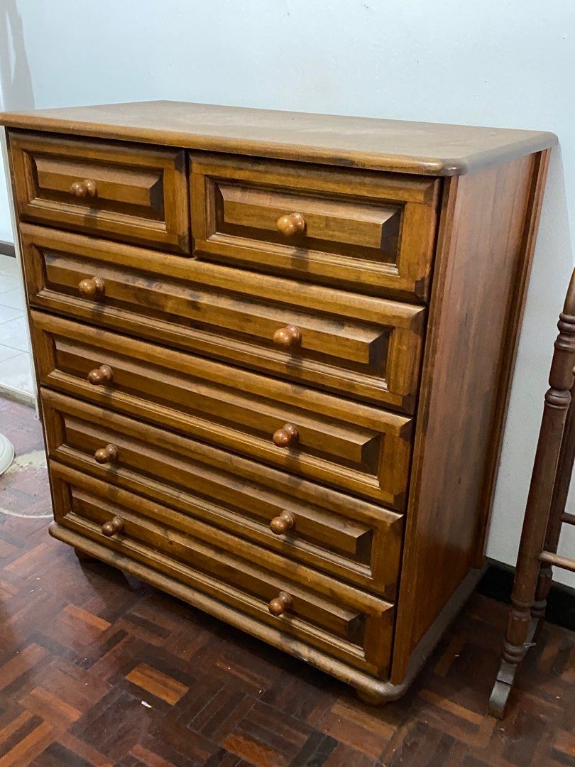 Vintage solid wood drawer cabinet wardrobe cupboard almari, Furniture ...