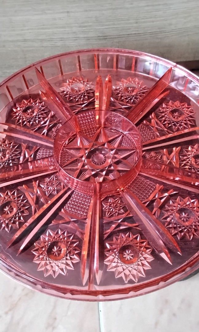 Rare red Vintage tidbits acrylic tray, Hobbies & Toys, Memorabilia ...