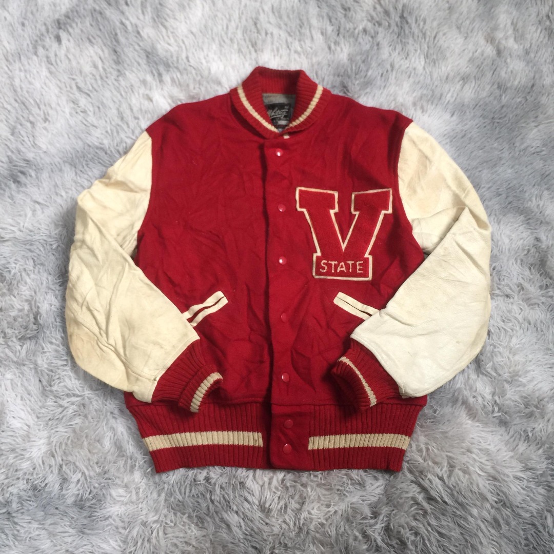 vintage varsity jacket, Men's Fashion, Coats, Jackets and Outerwear on ...