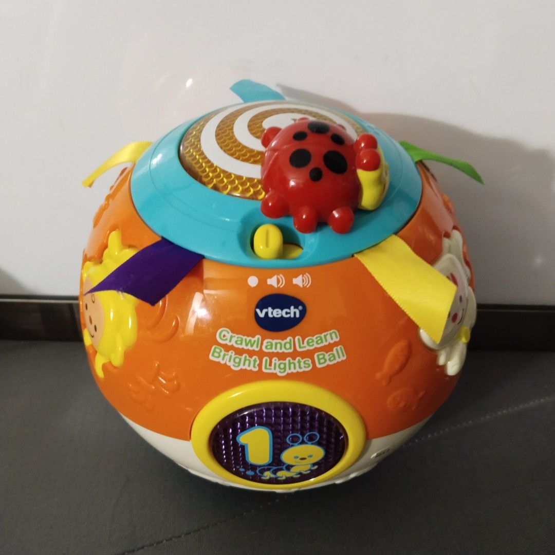 Vtech crawl and Learn Bright Light Ball, Babies & Kids, Infant Playtime ...
