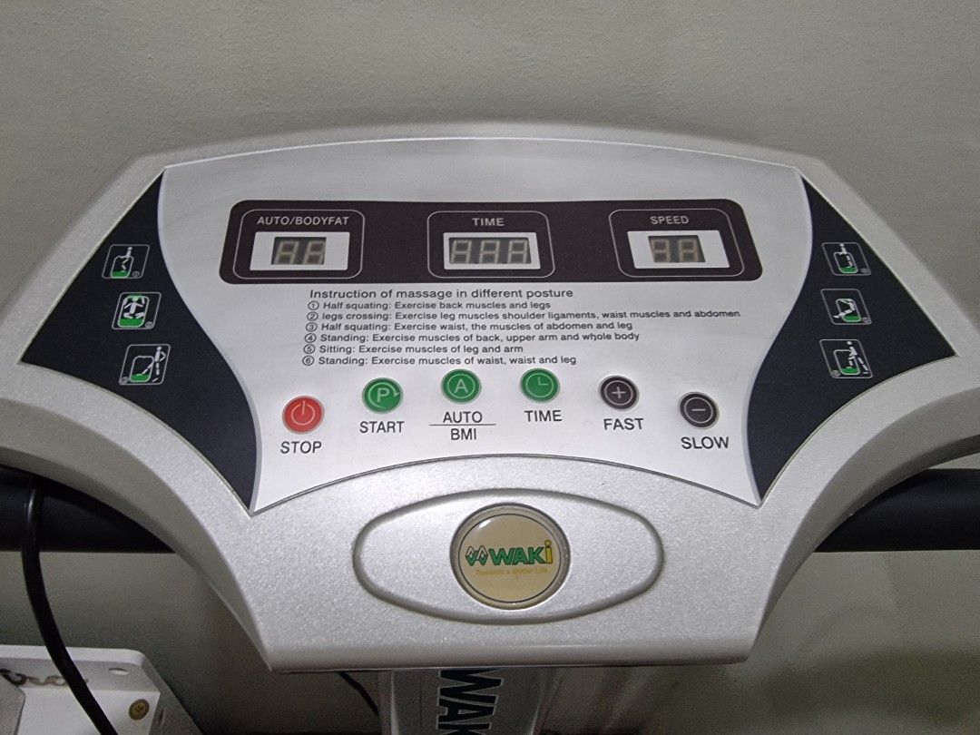 Waki Fit Massage Exercise Machine, Health & Nutrition, Massage Devices ...