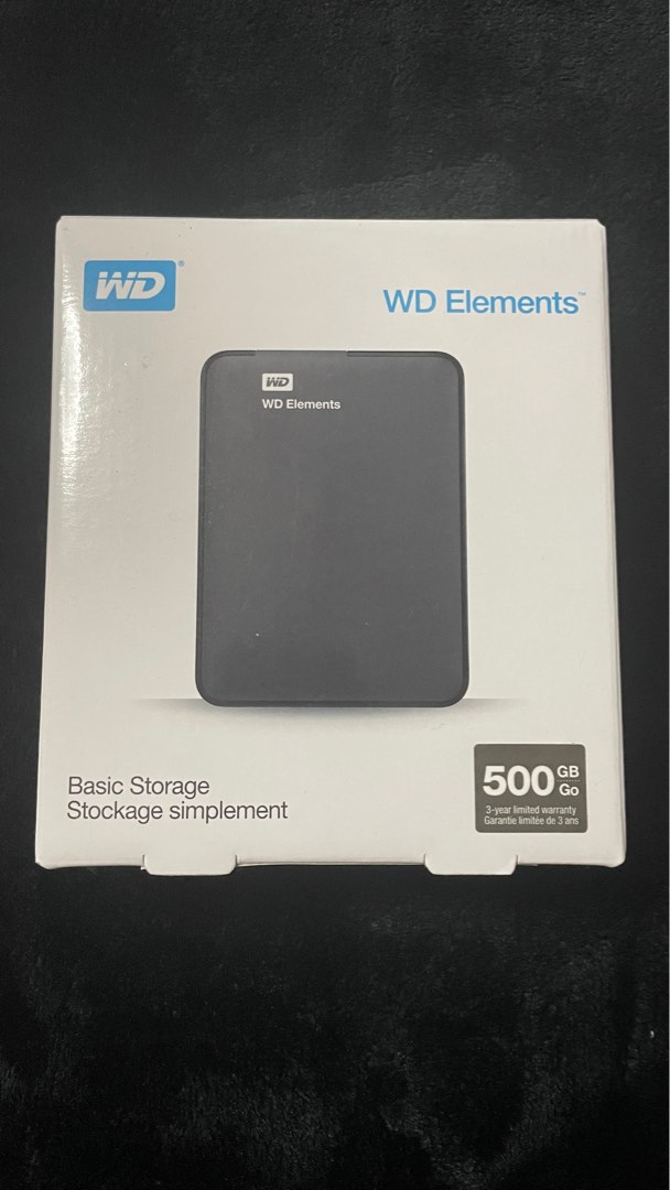 WD Elements Hard Disk - 500GB, Computers & Tech, Parts & Accessories ...