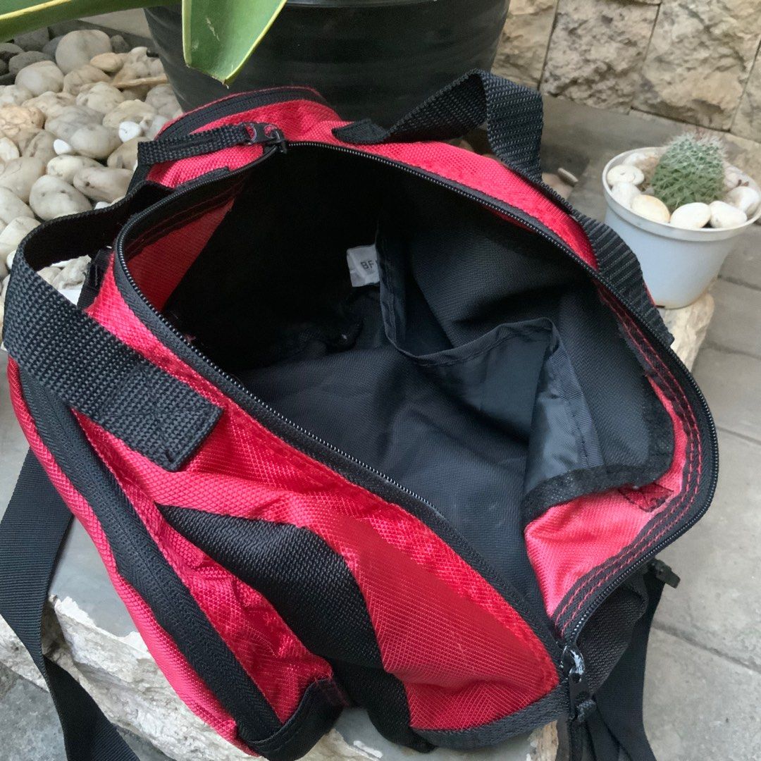 WILSON MINI DUFFLE BAG RED, Fesyen Pria, Tas & Dompet , Tas Selempang ...