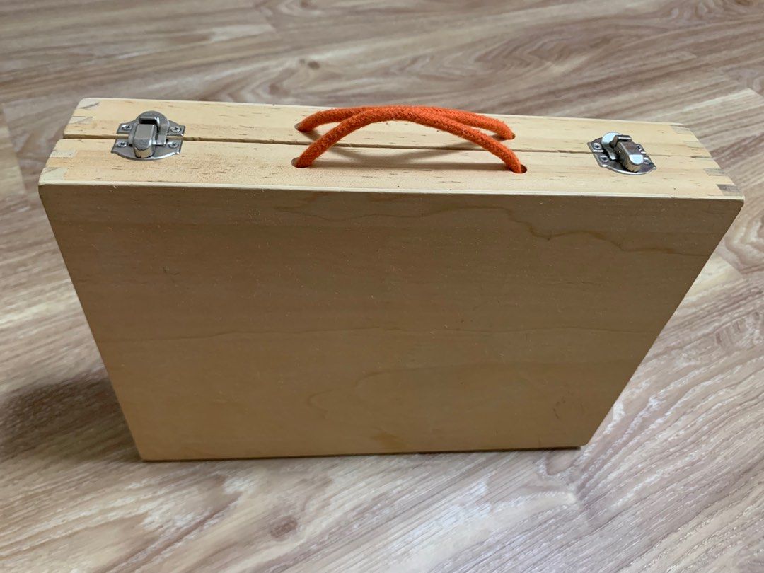 Wooden Toy Tool Box Set, Hobbies & Toys, Toys & Games on Carousell