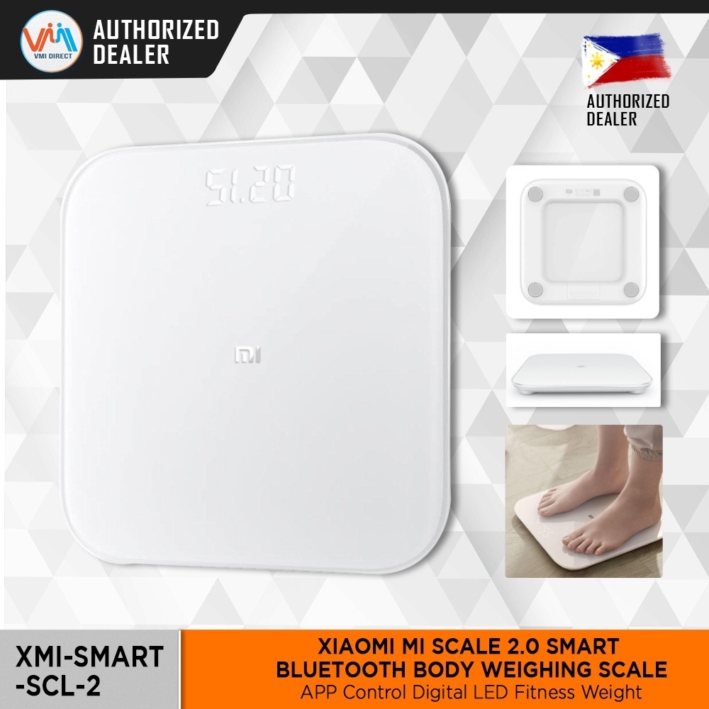 Xiaomi Mi Scale 2.0 Smart Bluetooth Body Weighing Scale APP Control LED Weight Scale - VMI ...