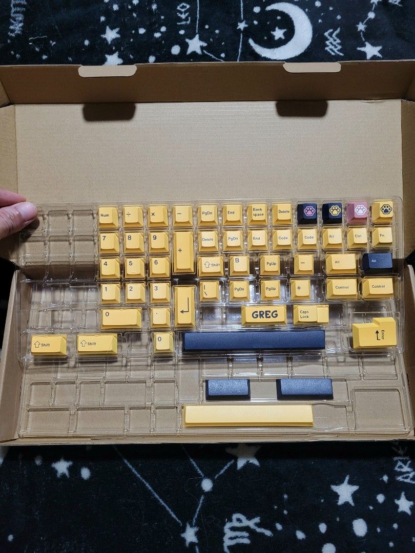 YakuForge M3 TKL Gregory Thocky Custom Keyboard Mechanical Clacky Poppy Marbly, Computers & Tech ...